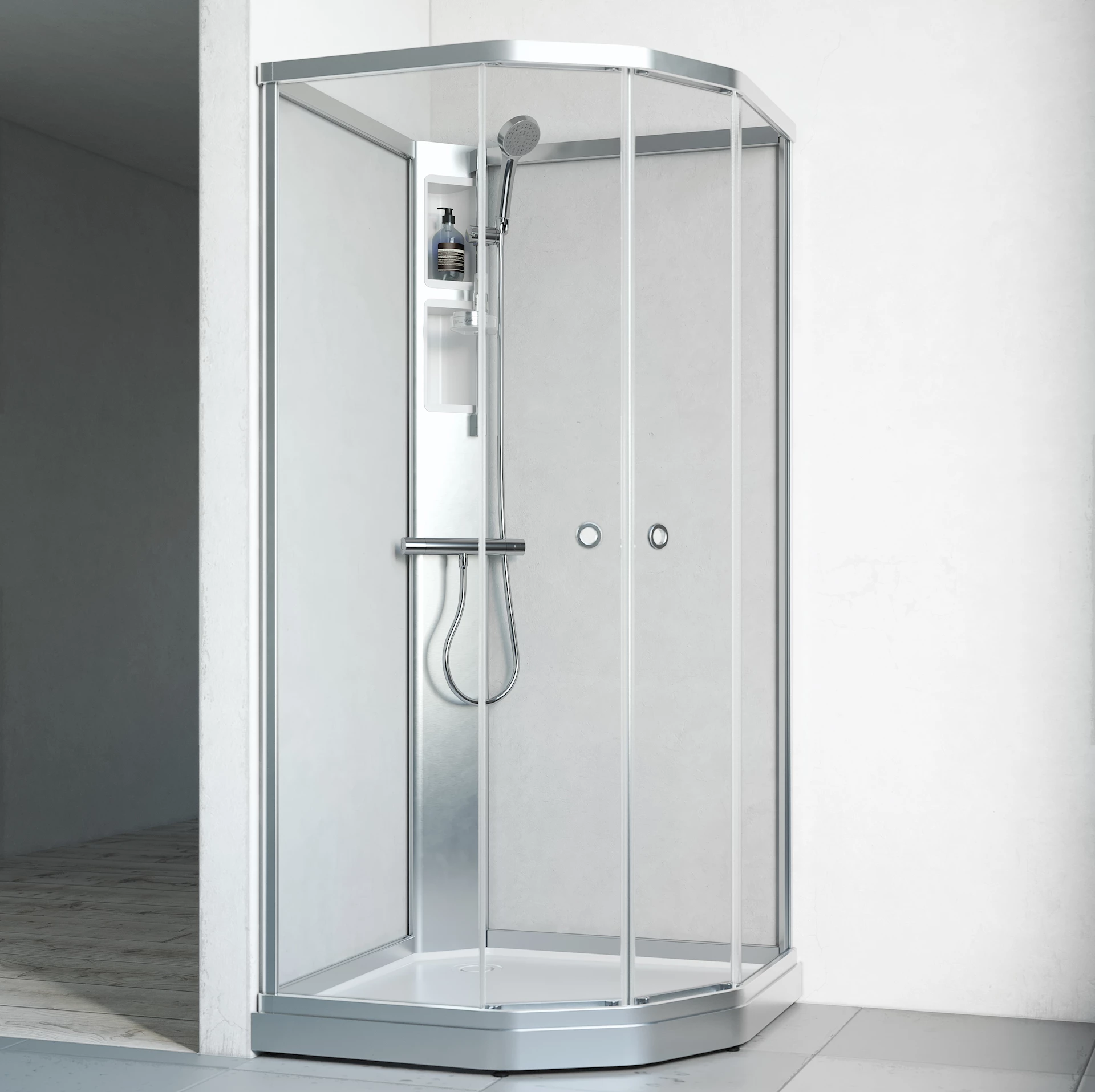 NRF7365894 - Flow Semi Standard dusjkabinett, matt